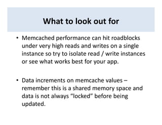 Memcached Presentation | PDF