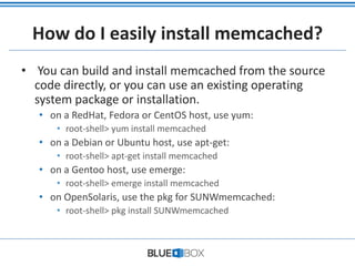 Memcached B box presentation | PPT