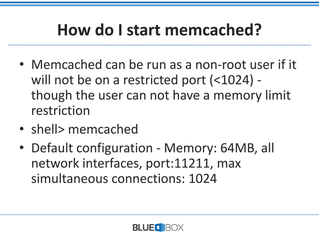 Memcached B box presentation | PPT