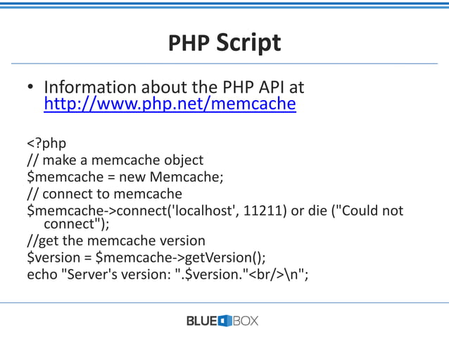 Memcached B box presentation | PPT
