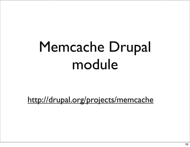 Memcache - Lightning fast object retrieval | PPT