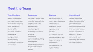 Meme Coin Pitch Deck Template by viktor the pitchermann | PDF