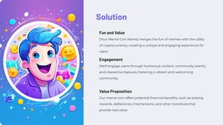 Meme Coin Pitch Deck Template by viktor the pitchermann | PDF