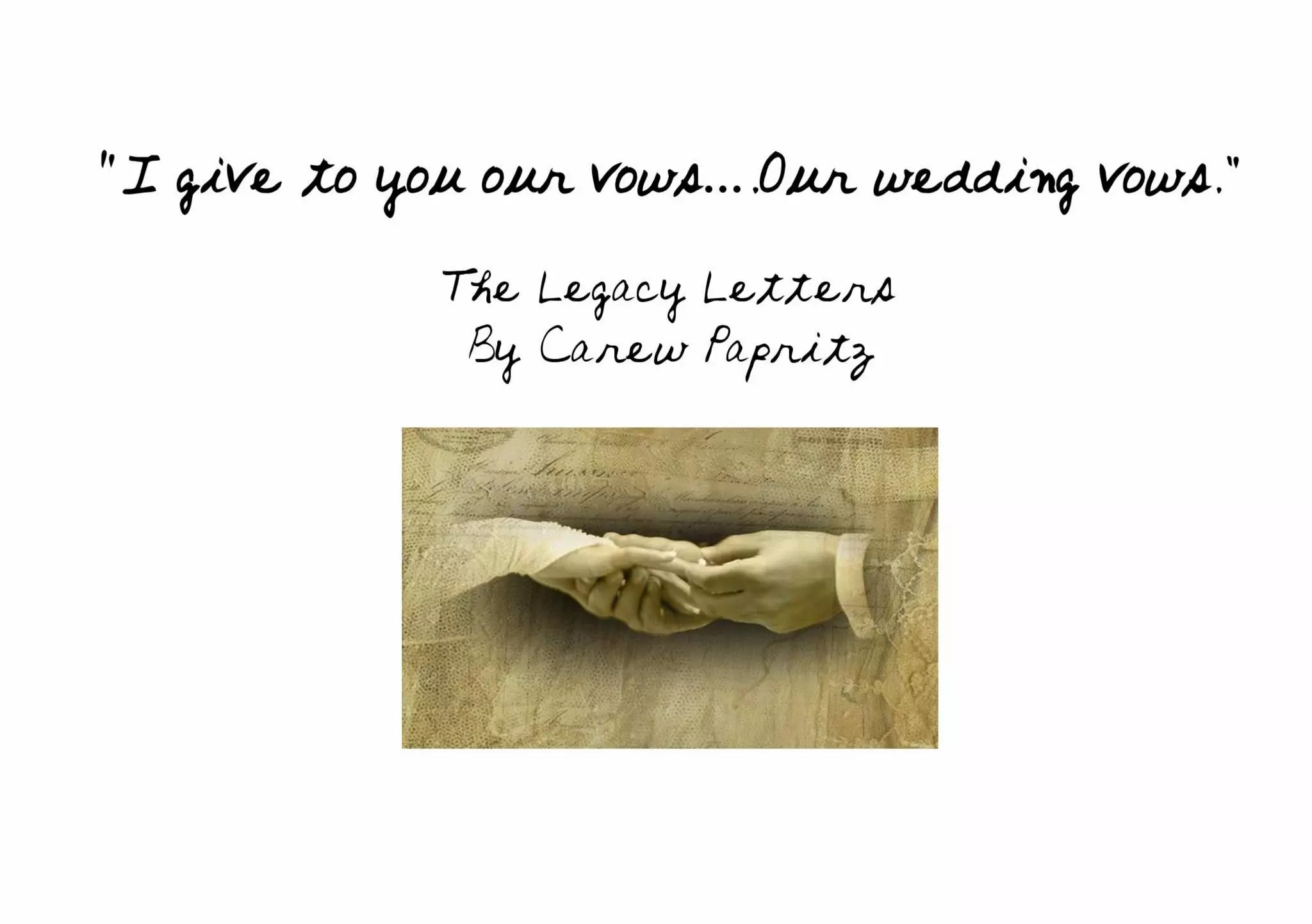 I give to you our vows. Our wedding vows. | PDF | Wedding | Personal ...