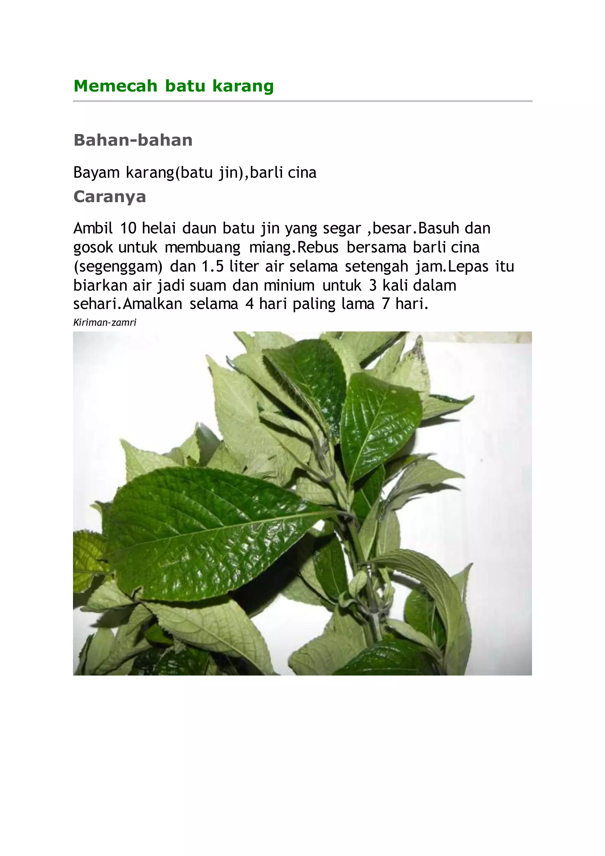 Memecah batu karang | DOCX