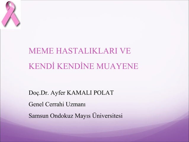 Meme kanseri sunu | PPT