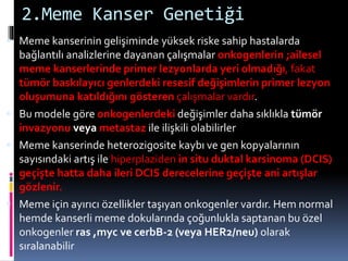 Meme kanseri ve Genetik | PPT