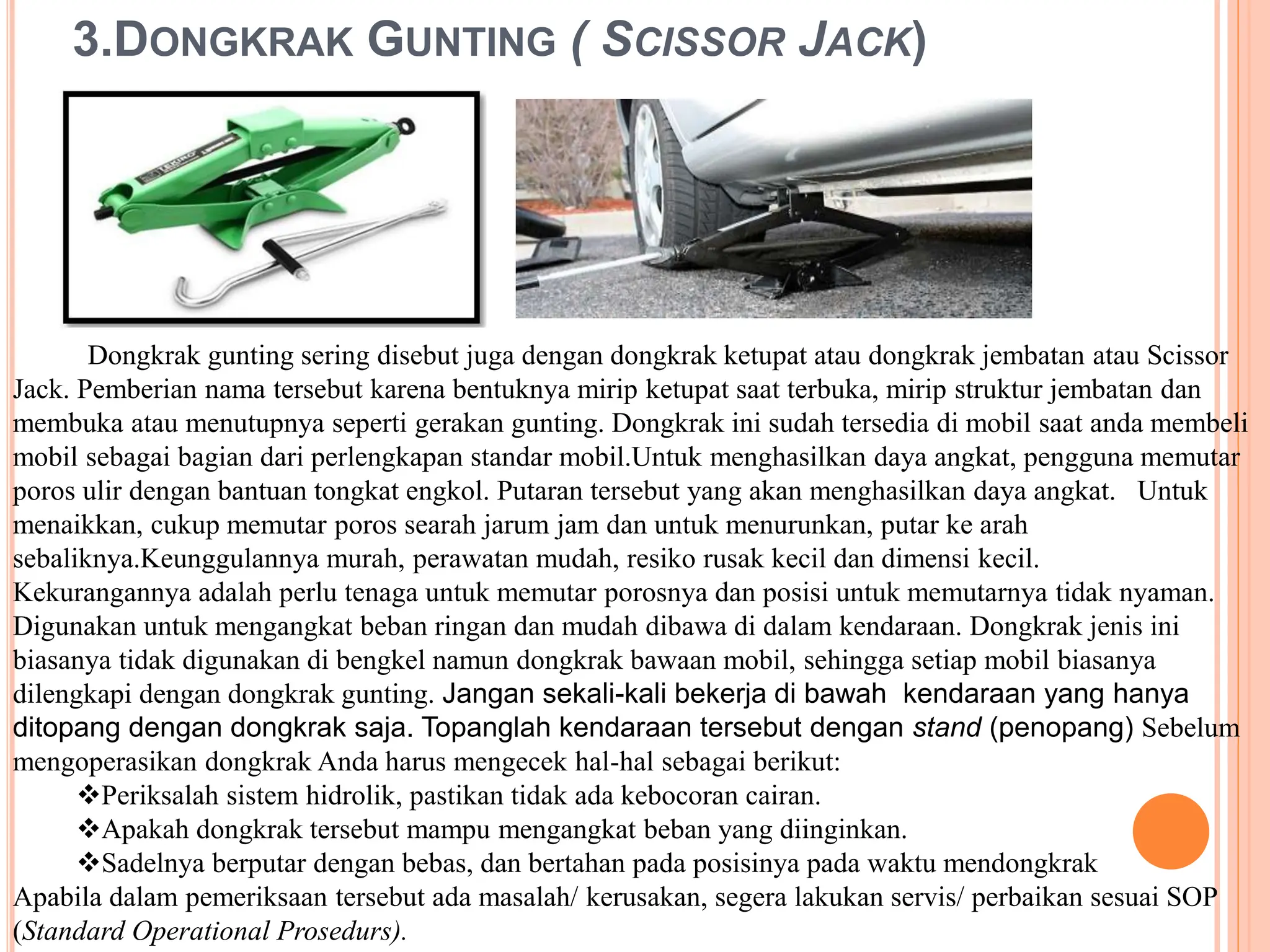 Memelihara jenis-jenis peralatan workshop equipment sesuai.ppt