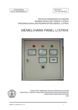 Memelihara panel listrik | PDF