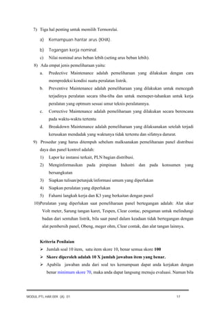 Memelihara panel listrik | PDF
