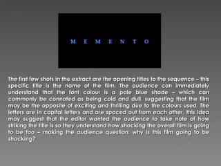 Memento | PPT