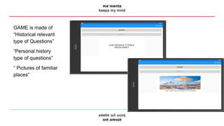 Memento Project | PPT