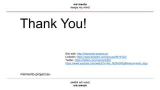 Memento Project | PPT
