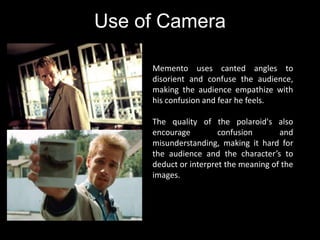 Memento analysis | PPTX