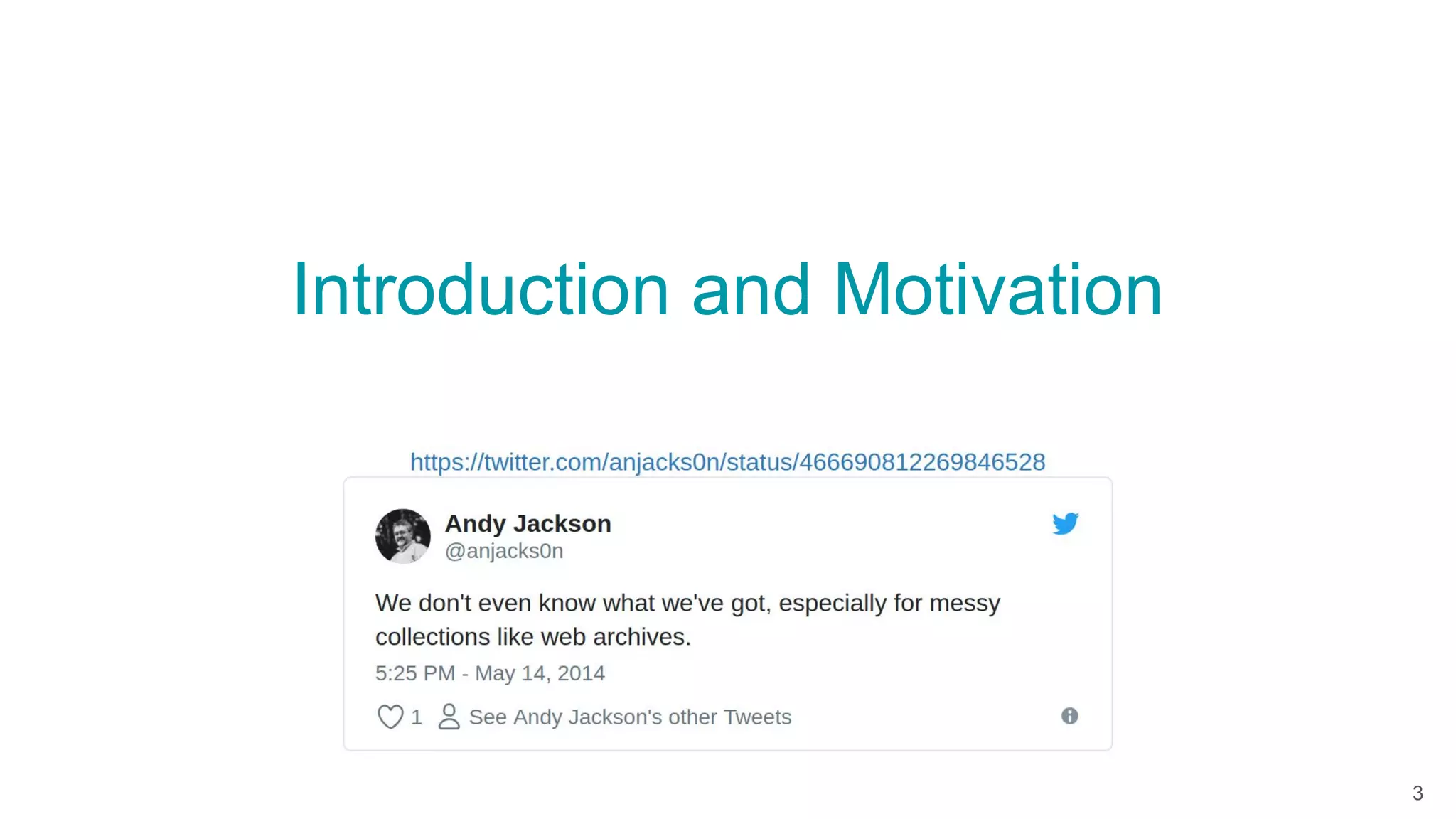 Mementomap A Web Archive Profiling Framework For Efficient Memento Routing Ppt