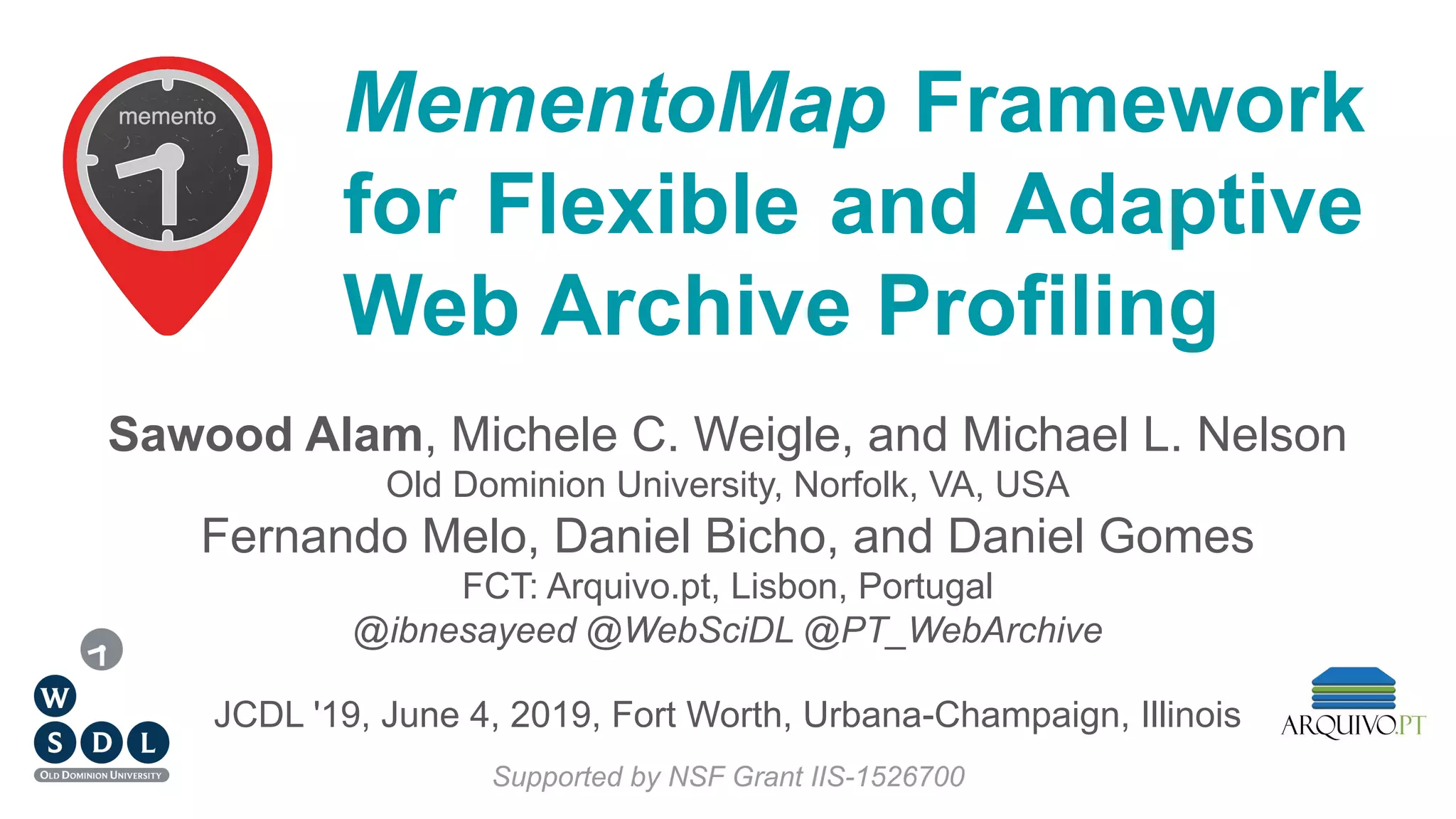 MementoMap Framework for Flexible and Adaptive Web Archive Profiling | PPT