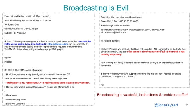 Mementomap Framework For Flexible And Adaptive Web Archive Profiling Ppt