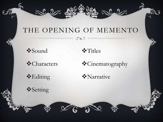 Memento presentation media | PPTX