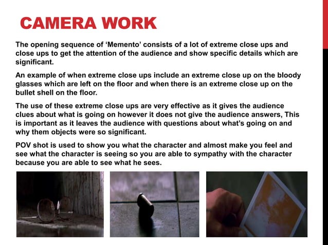 Memento presentaion | PPTX