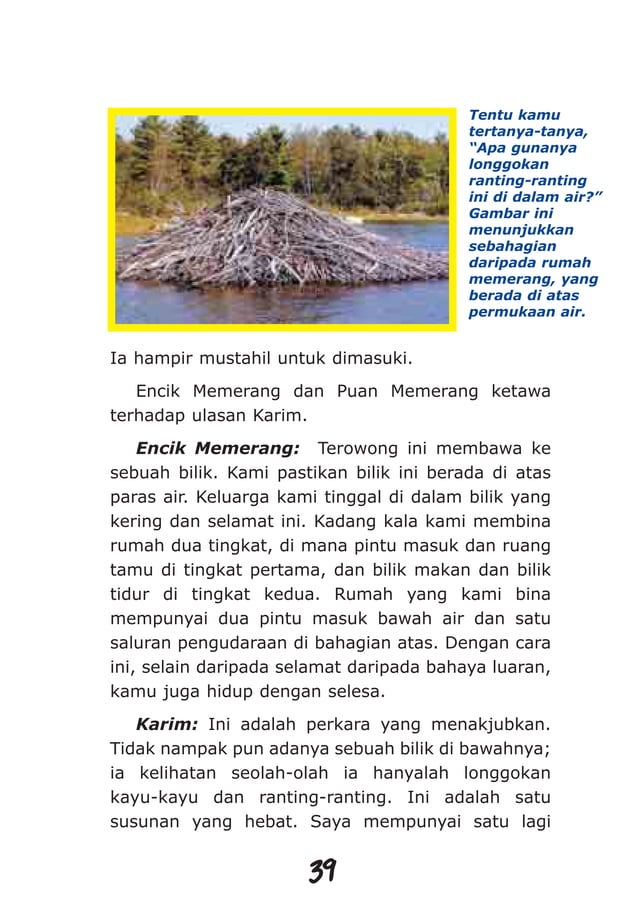 Memerang pembina empangan yang mahir. bahasa melayu | PDF