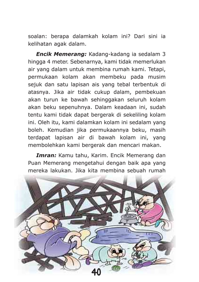 Memerang pembina empangan yang mahir. bahasa melayu | PDF