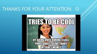 Classroom Procedures Memes