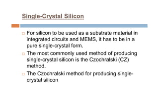 The radio frequency microelectromechanical system (RF MEMS) Materials | PDF