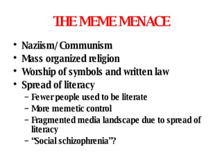 Memes | PPT | Genetics | Science