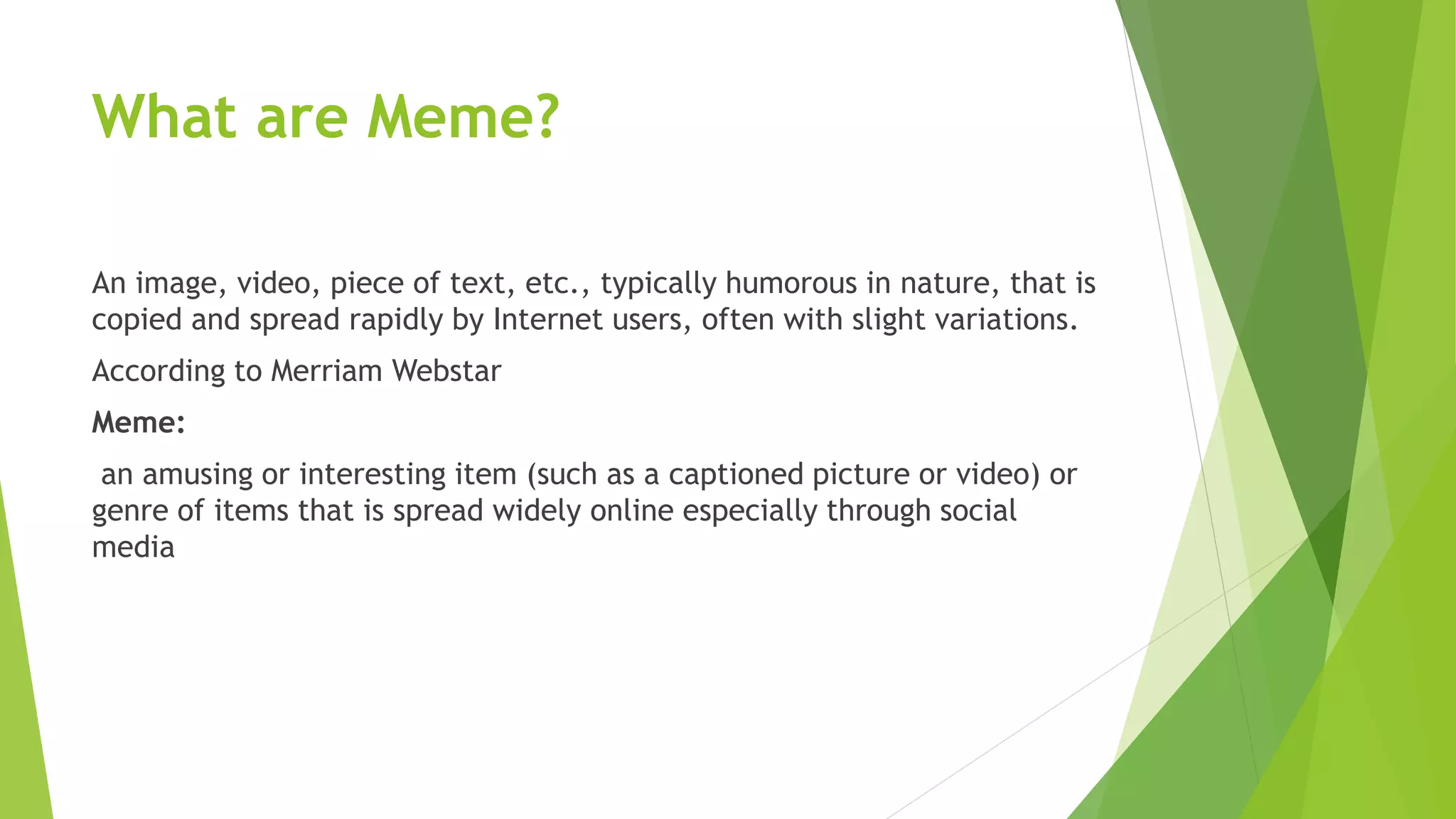 Memes a handy marketing tool | PPTX
