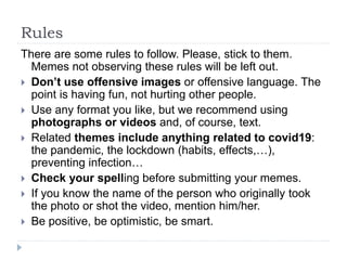 Memes for a lockdown | PPT