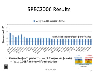 MemGuard: Memory Bandwidth Reservation System for Efficient Performance Isolation in Multicore ...