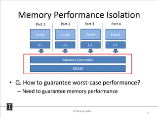 MemGuard: Memory Bandwidth Reservation System for Efficient Performance Isolation in Multicore ...