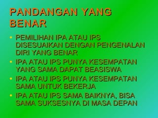 Memilih jurusan | PPT