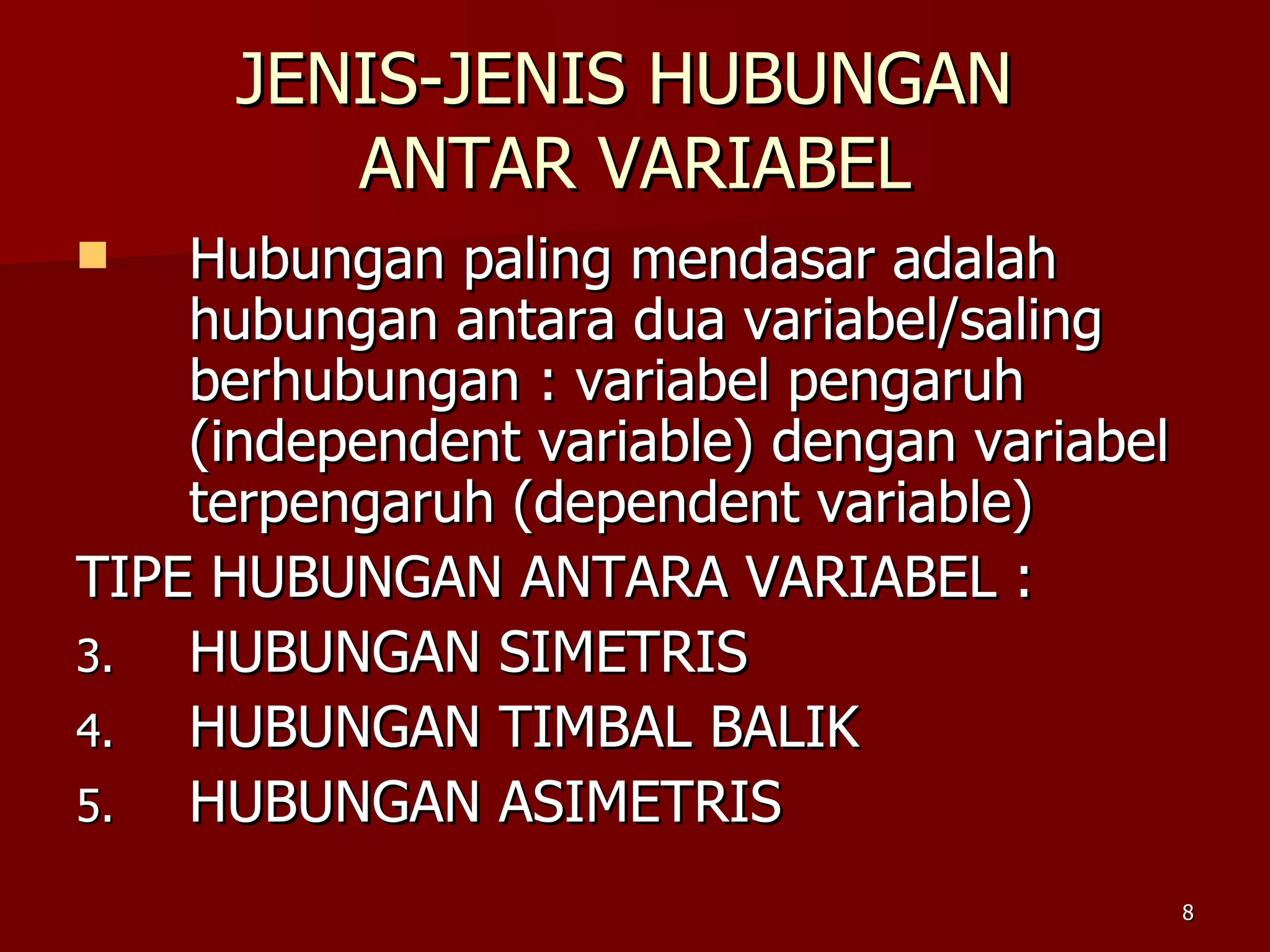 Memilih variabel dan teknik pengukurannya | PPT