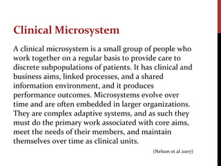 Memimpin Peningkatan Mutu dengan Pendekatan Sistem Mikro Klinik | PPT