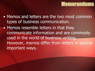 Memo | PPTX