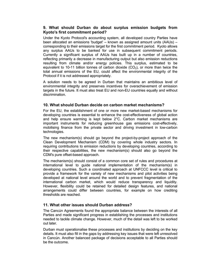 Climate change: Questions and Answers | PDF | Environment | Science