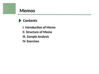 Memo how to write a effective memo .pptx