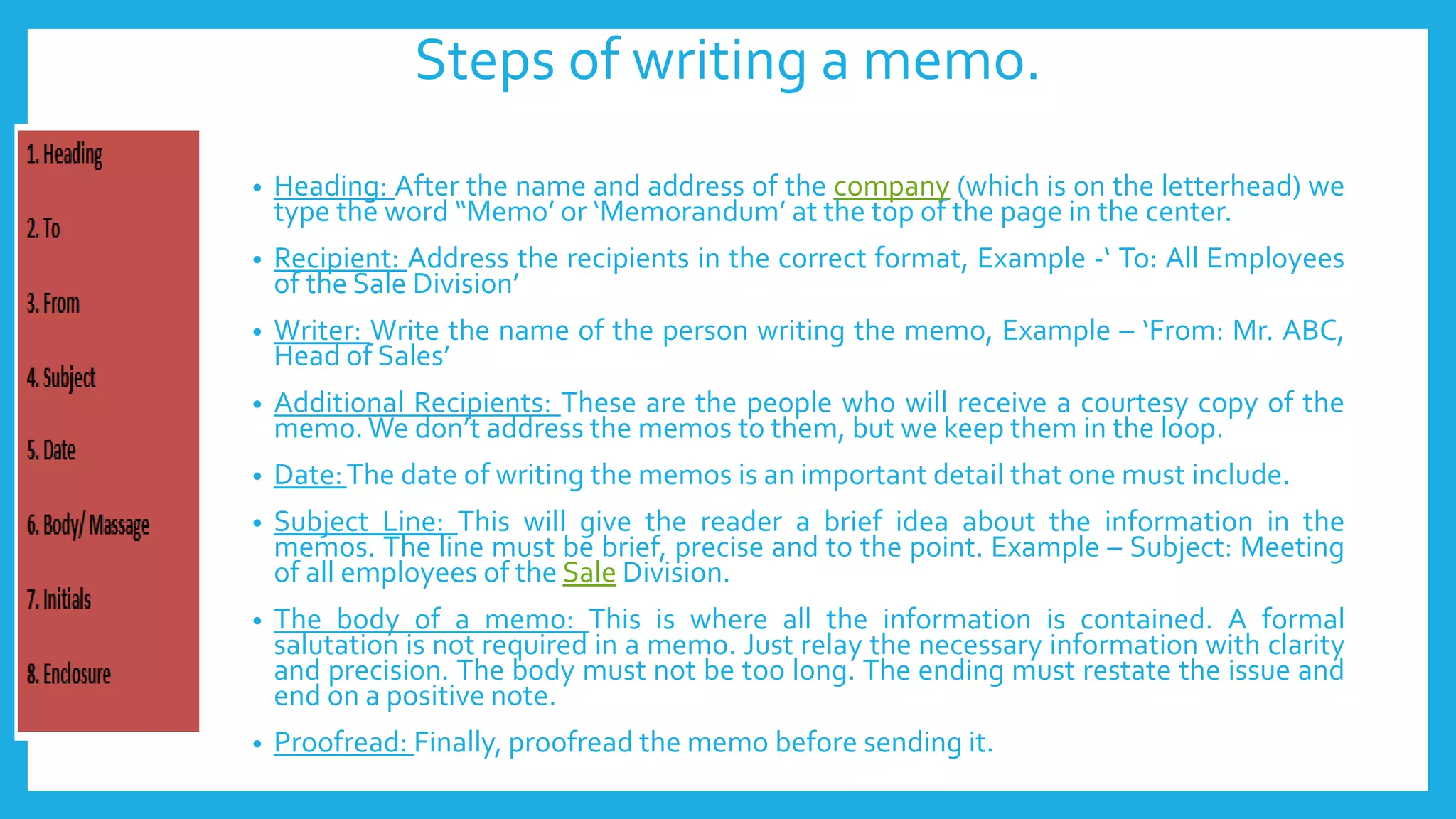 Memo & Circular | PDF