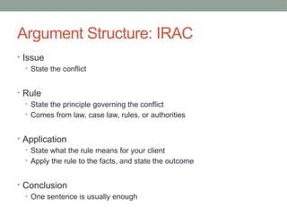 Arbitration vis Memo-Writing-Part-II.pptx