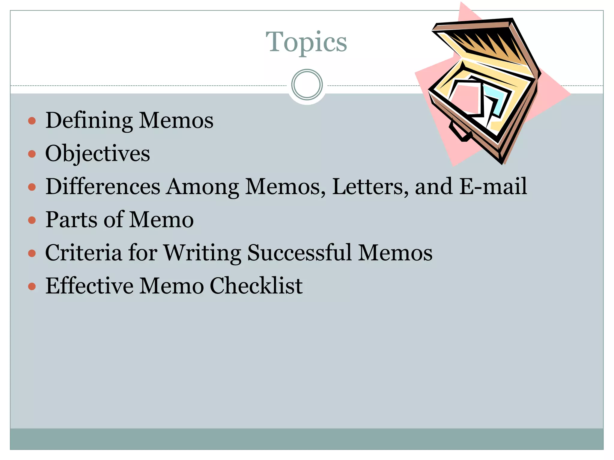 Memo and other letter formats | PPT