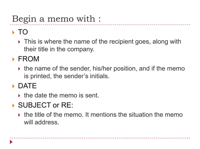 Memo and minutes of meeting | PPTX | Law