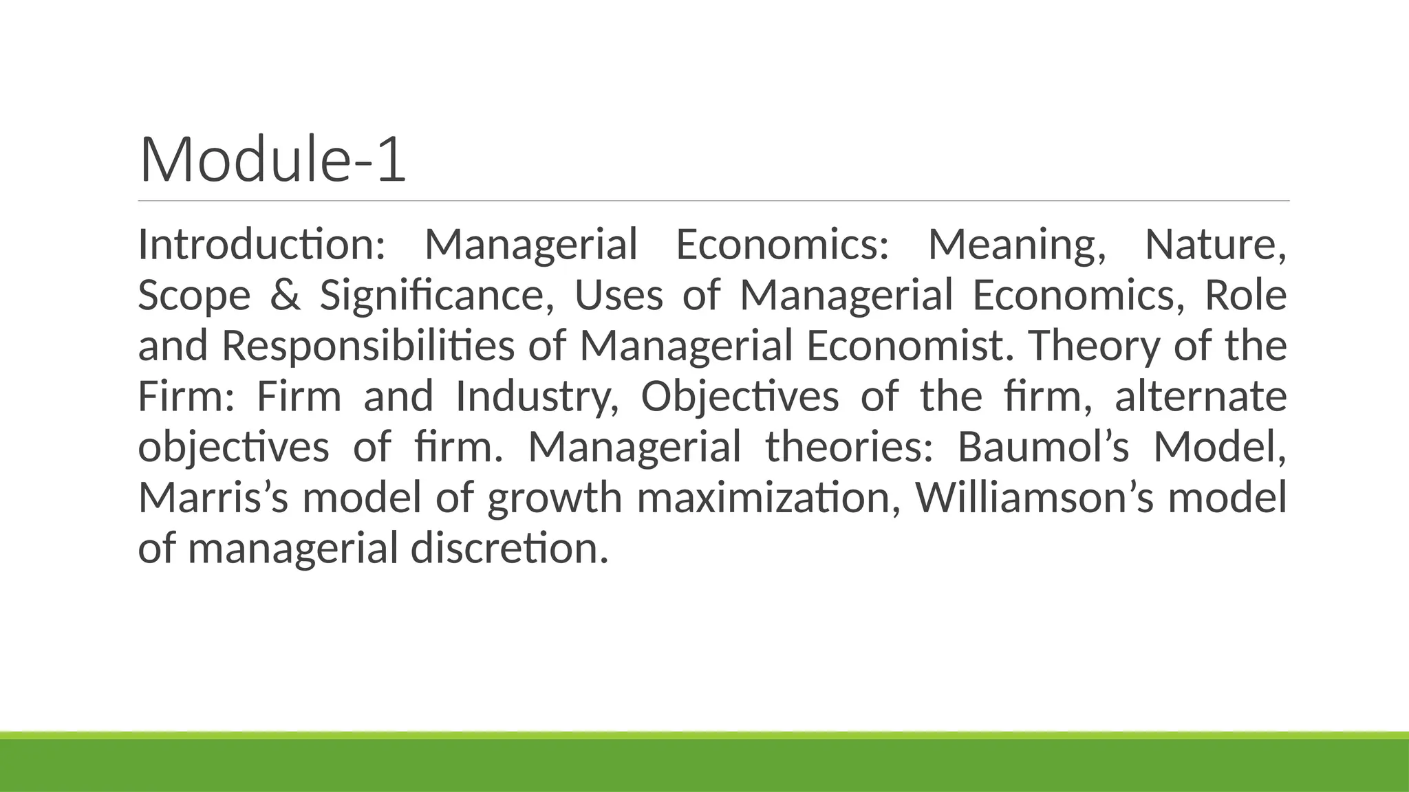 ME Module 1.pptx Introduction of Economics | PPTX