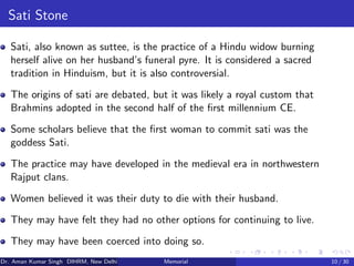 Concept of Memorial, Definition, and types of Archeological evidences ...