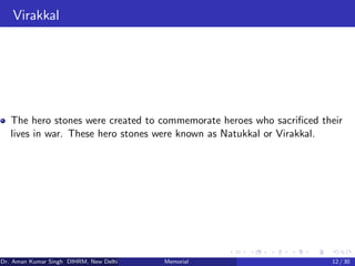 Concept of Memorial, Definition, and types of Archeological evidences ...