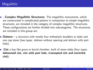 Concept of Memorial, Definition, and types of Archeological evidences ...