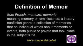 The Art of Memoir: Discovering and Deepening Your Story | PPTX
