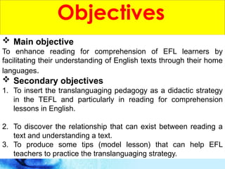 Using the translanguaging to enhance RES | PPTX