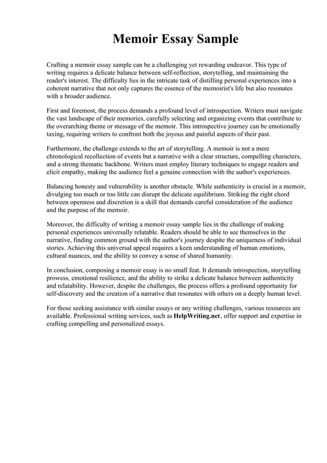 Memoir Essay Sample.pdf