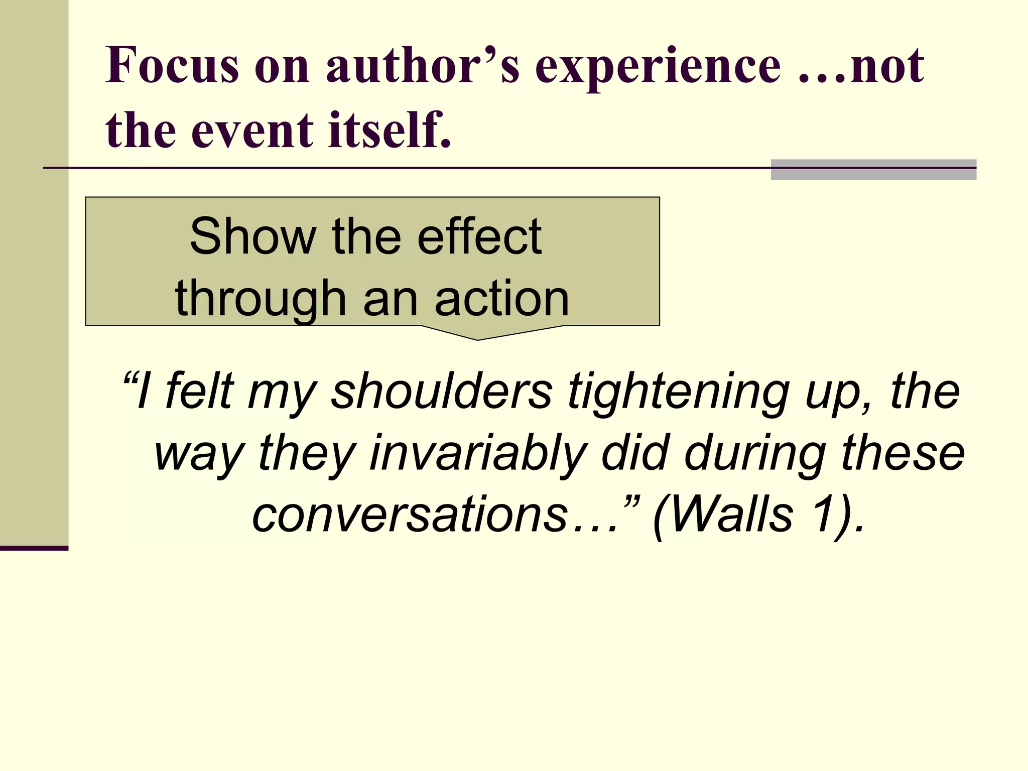 Memoir features | PPT